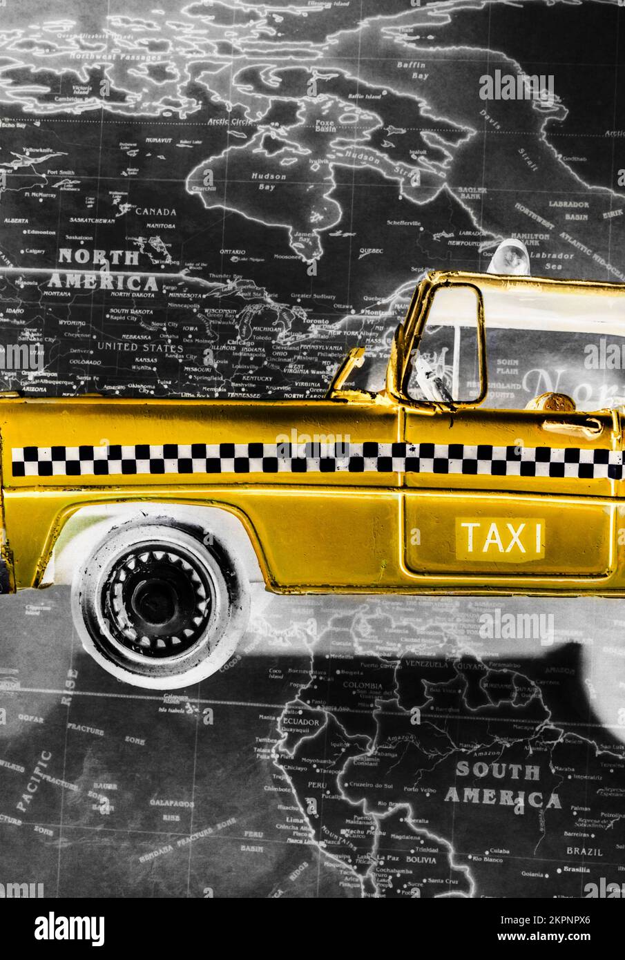 Vintage manhattan street map hi-res stock photography and images - Alamy