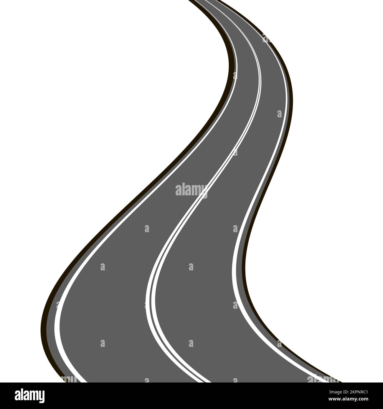 Vehicle turn highway curve hi-res stock photography and images - Alamy