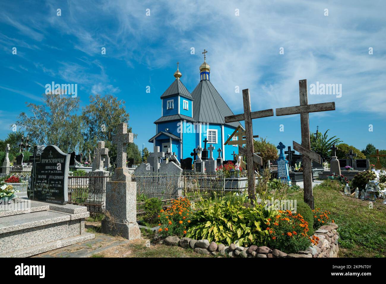Orthodox church in Parcewo, Gmina Bielsk Podlaski, within Bielsk County ...