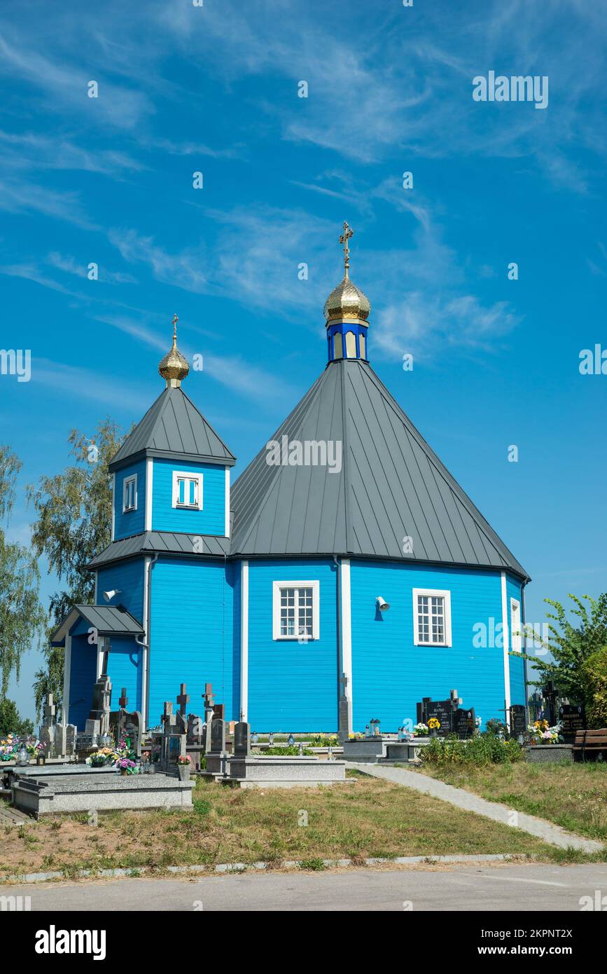 Orthodox church in Parcewo, Gmina Bielsk Podlaski, within Bielsk County ...