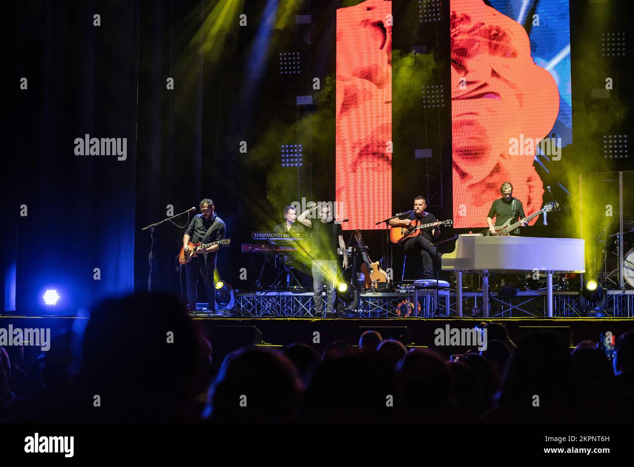 Italian singer Marco Masini in concert at the Augusteo theater in ...
