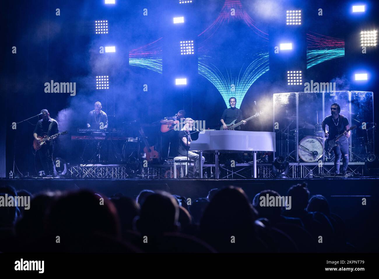 Italian singer Marco Masini in concert at the Augusteo theater in ...