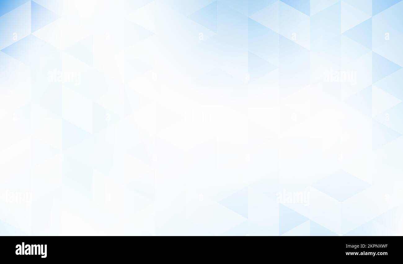 Minimal abstract light blue background with translucent triangles. Subtle raster graphic pattern ...