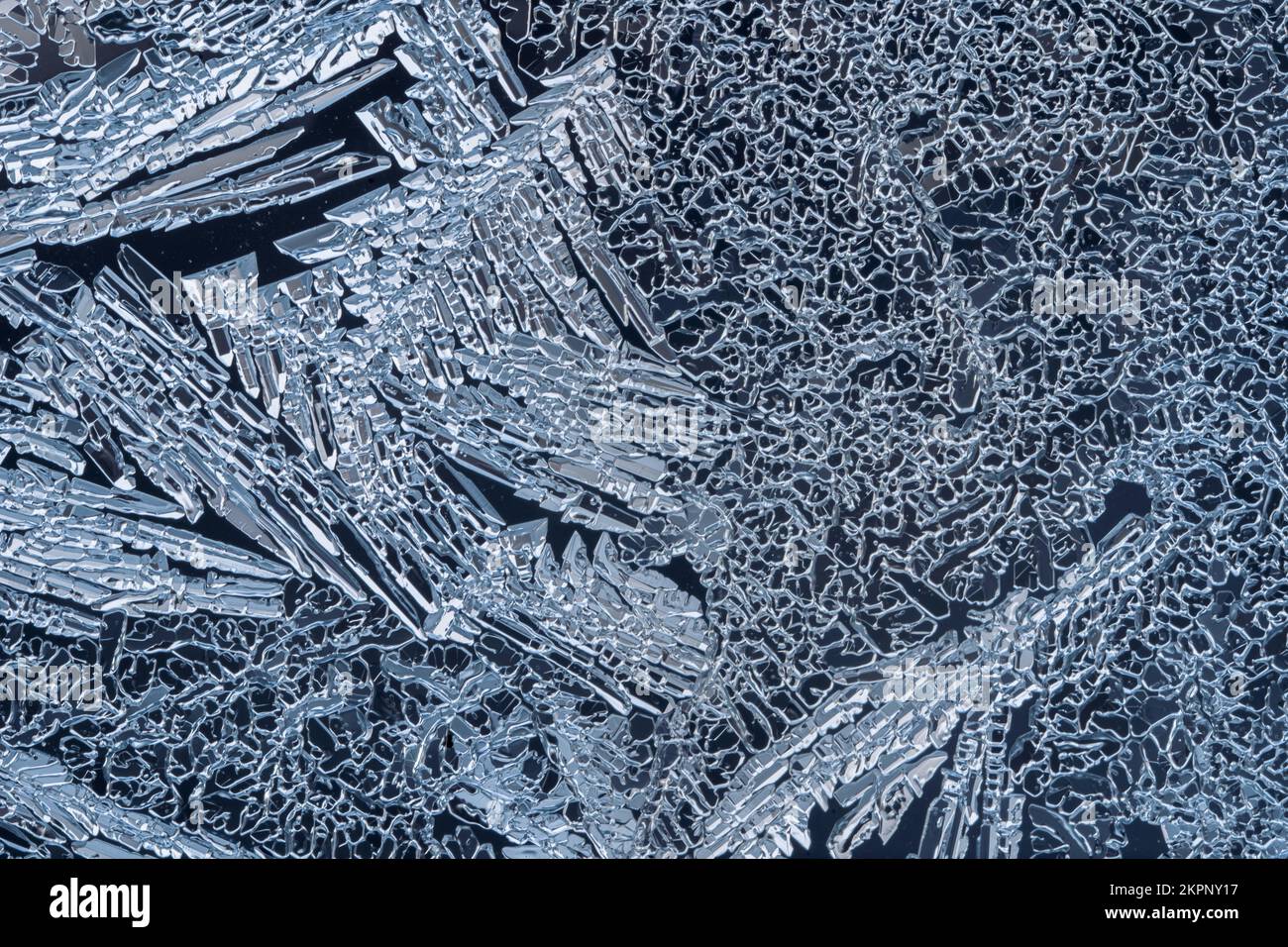 Cold Winter Frost Background frozen on Glass Stock Photo - Alamy