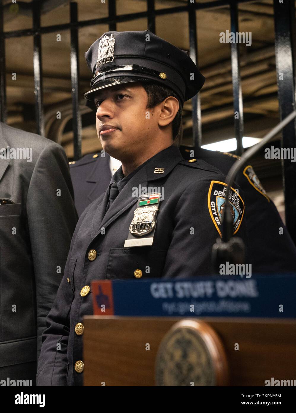 PO Taufique Bokth receives proclamation on saving the life of a man who ...