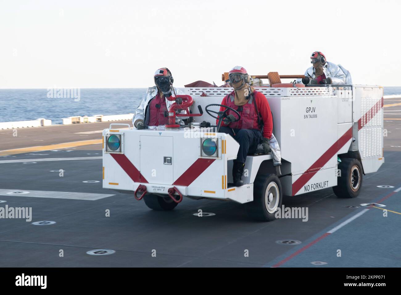 221102-N-EU502-3007 WESTERN PACIFIC OCEAN (Nov. 2, 2022) – Sailors man ...