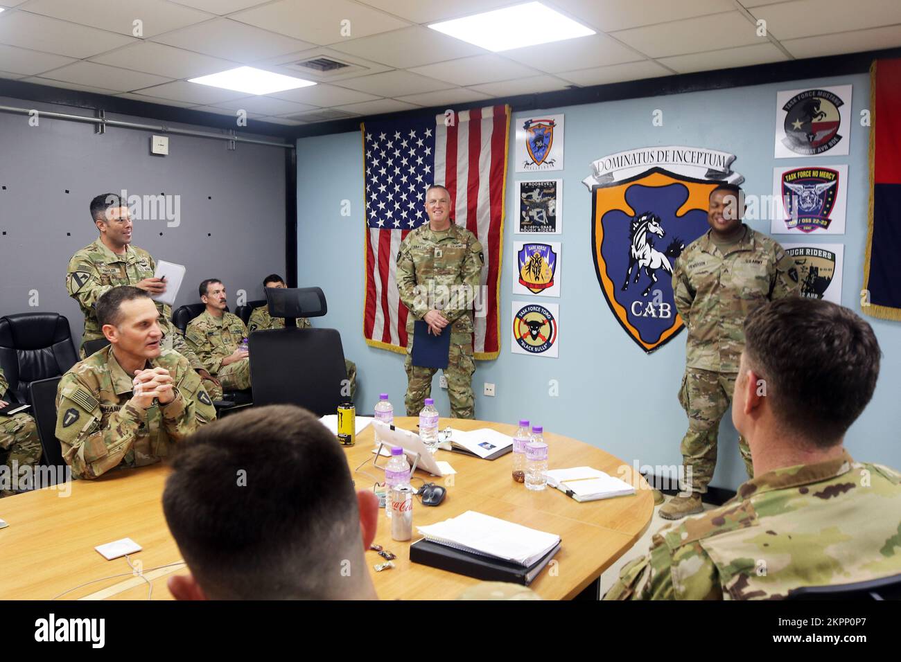 U.S. Army Maj. Robert Taylor, airfield management officer in-charge ...