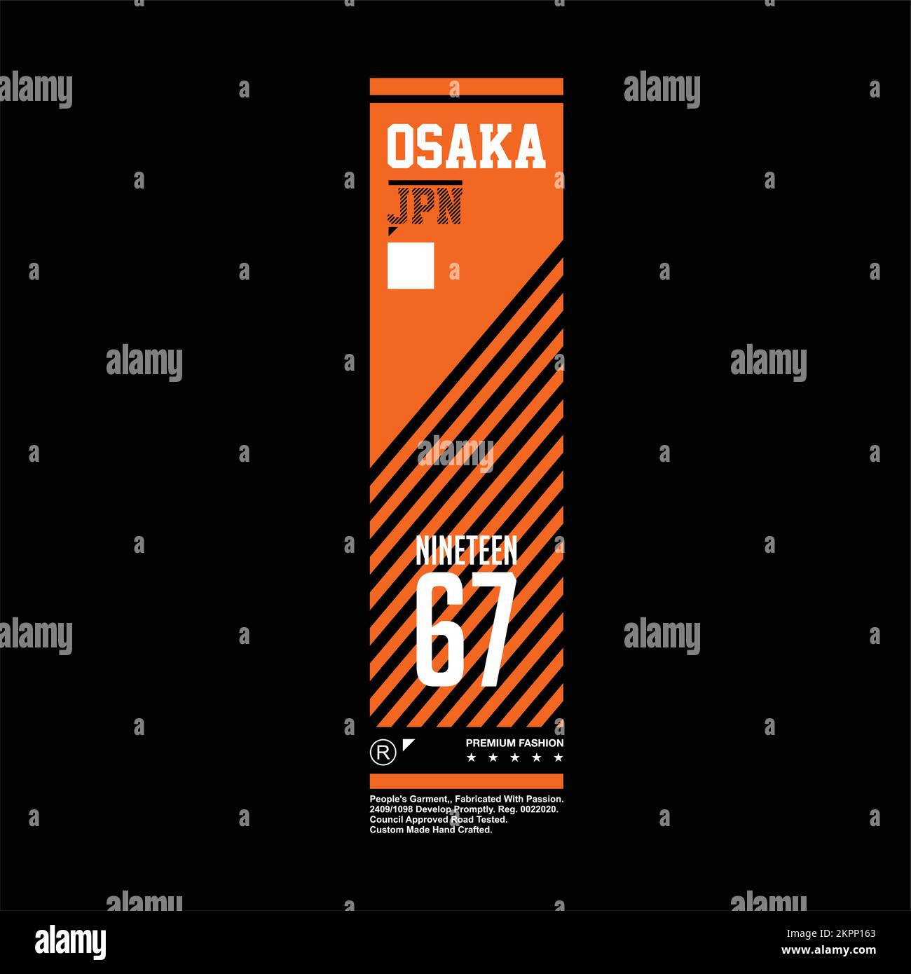 An Osaka-themed modern graphic vector design Stock Vector Image & Art ...