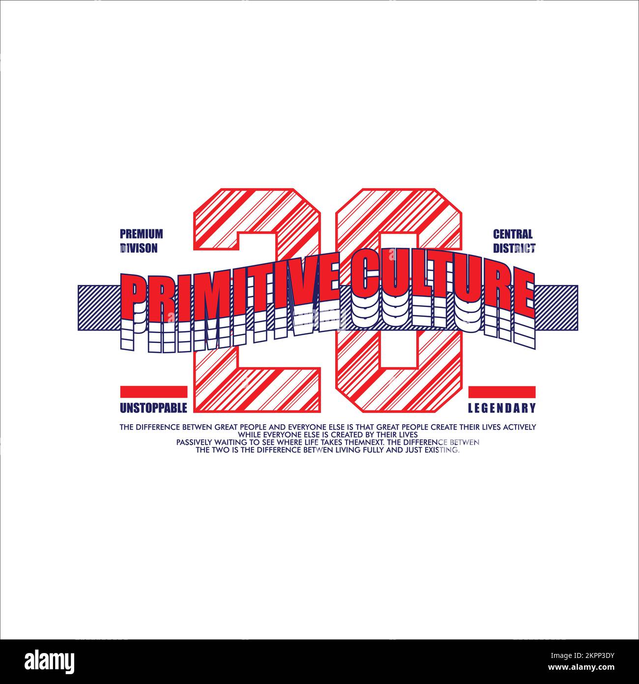 A printable design with a writing "Primitive Culture" on a white ...
