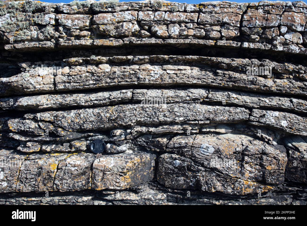 A waymarked path around the Deerness Peninsula on Orkney Stock Photo ...