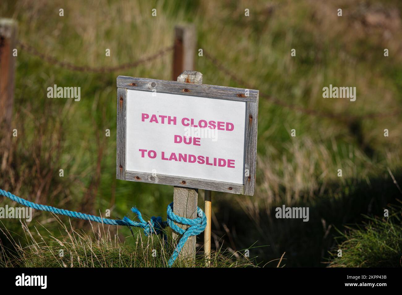 A waymarked path around the Deerness Peninsula on Orkney Stock Photo ...