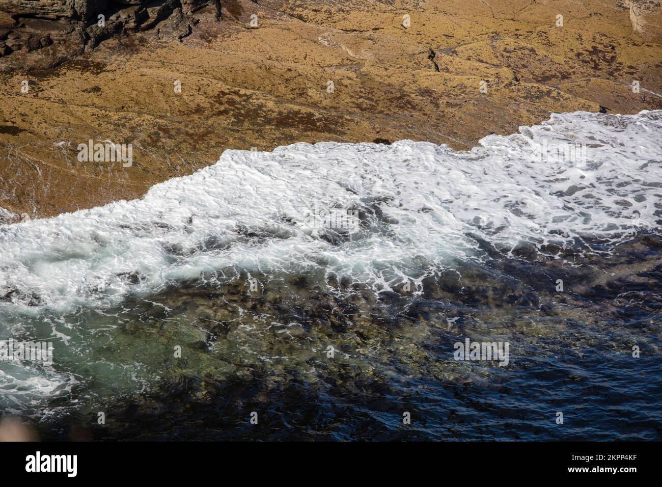 A waymarked path around the Deerness Peninsula on Orkney Stock Photo ...