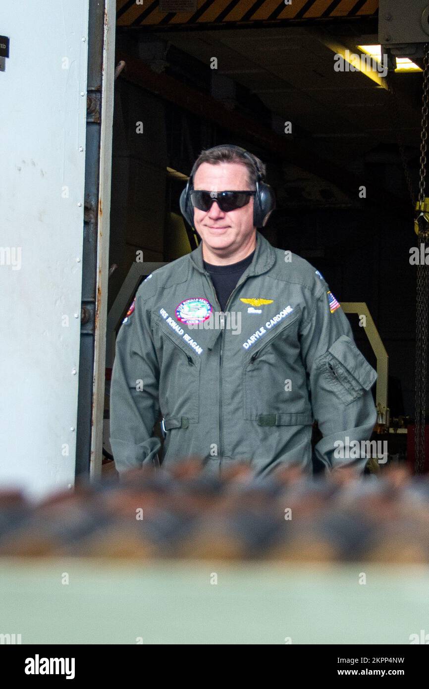 221102-N-BR419-1005 PHILIPPINE SEA (Nov. 2, 2022) Capt. Daryle Cardone ...