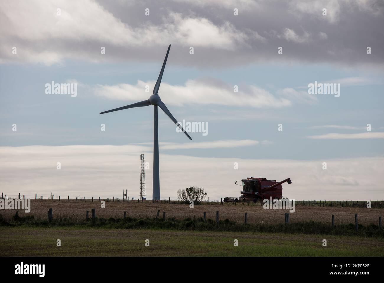 A waymarked path around the Deerness Peninsula on Orkney Stock Photo ...