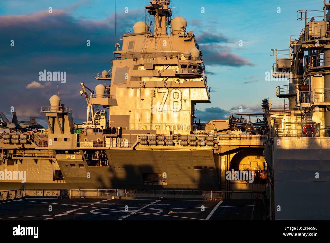 The first-in-class aircraft carrier USS Gerald R. Ford (CVN 78 ...