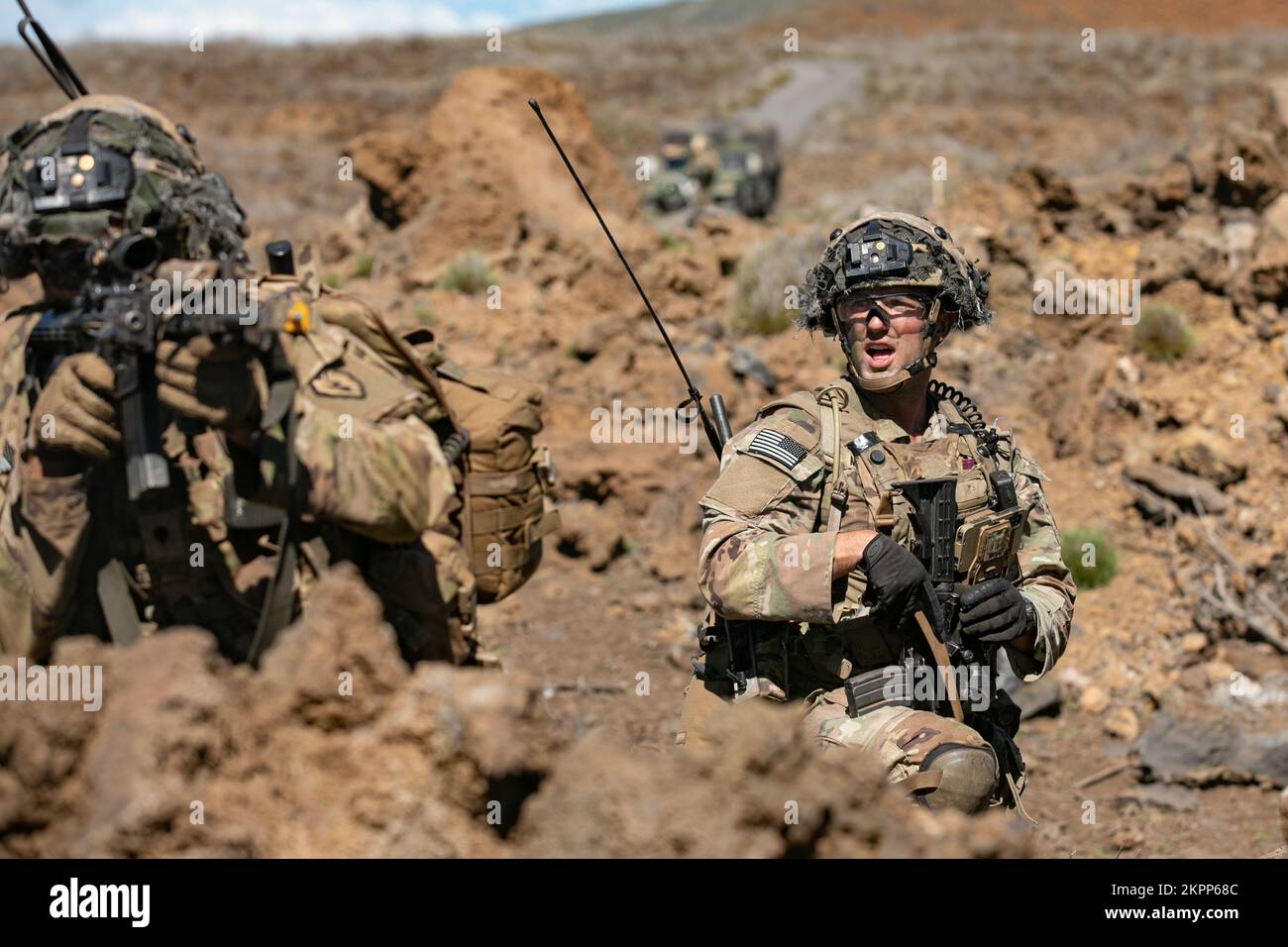 U.S. Army Soldiers with 1st Battalion, 21st Infantry Regiment, 2nd ...