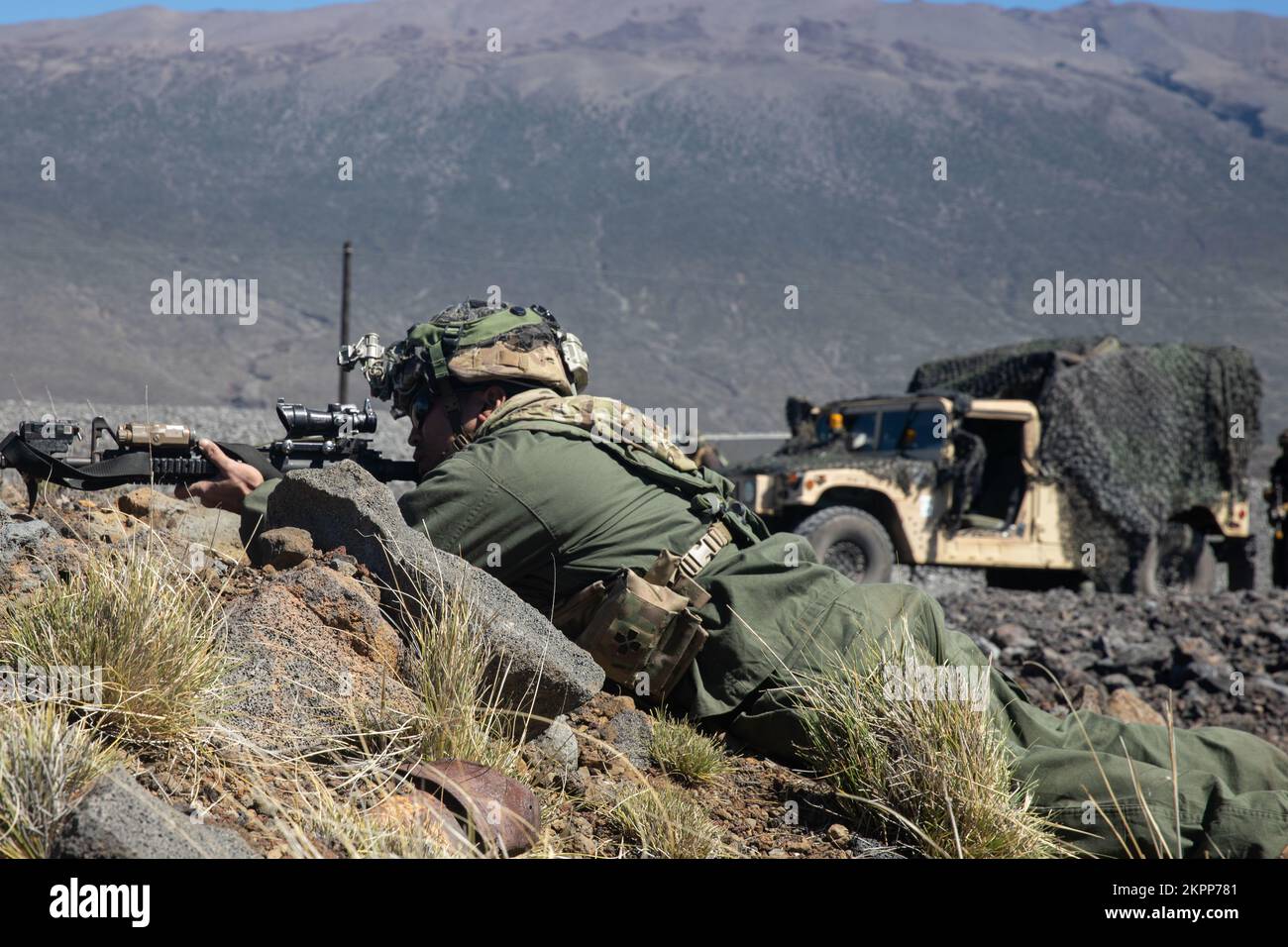 U.S. Army Sgt. Arvin Mettao, assigned to 3rd Squadron, 4th Cavalry ...