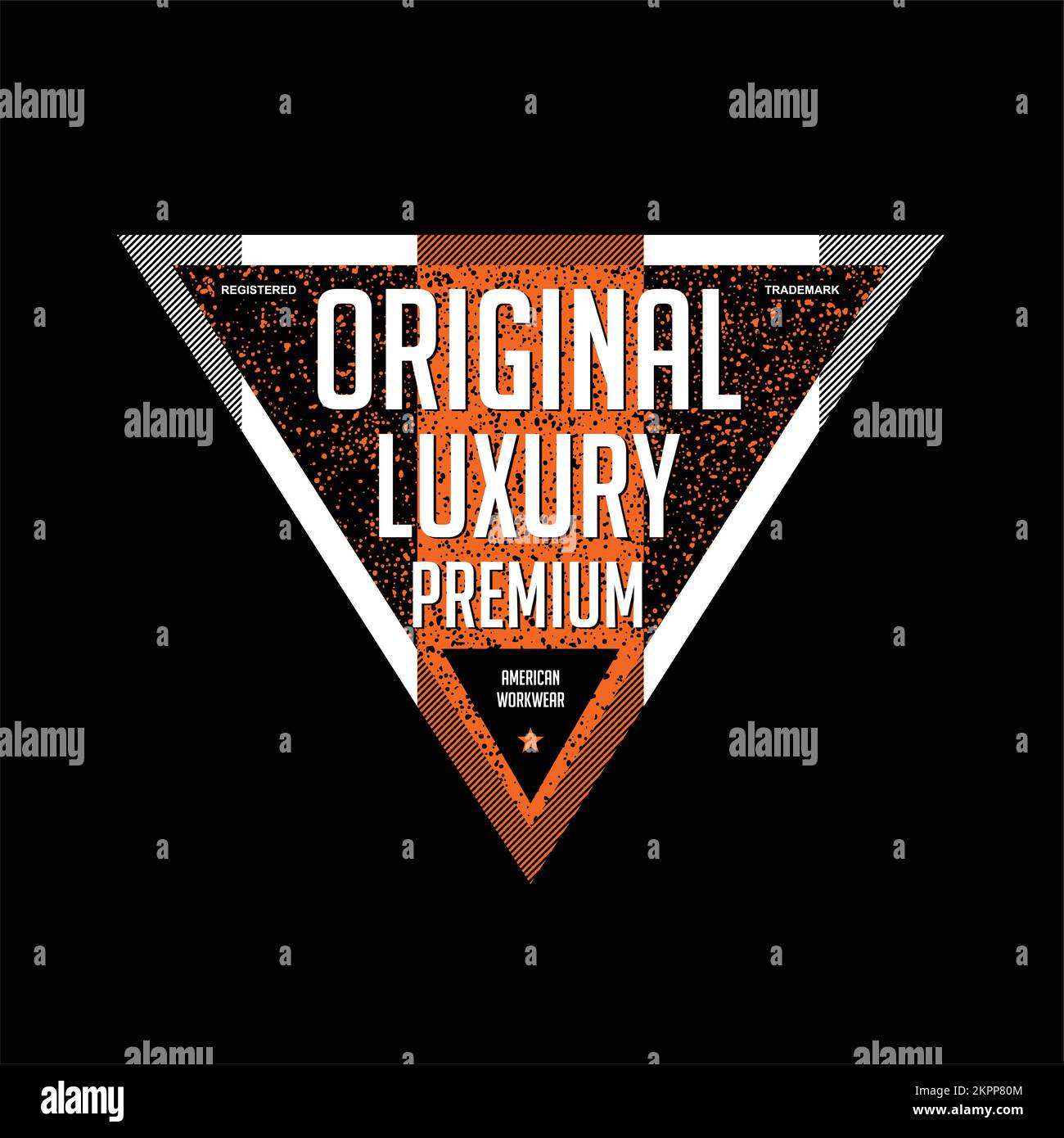 A modern triangle vector design with editable text Stock Vector Image ...