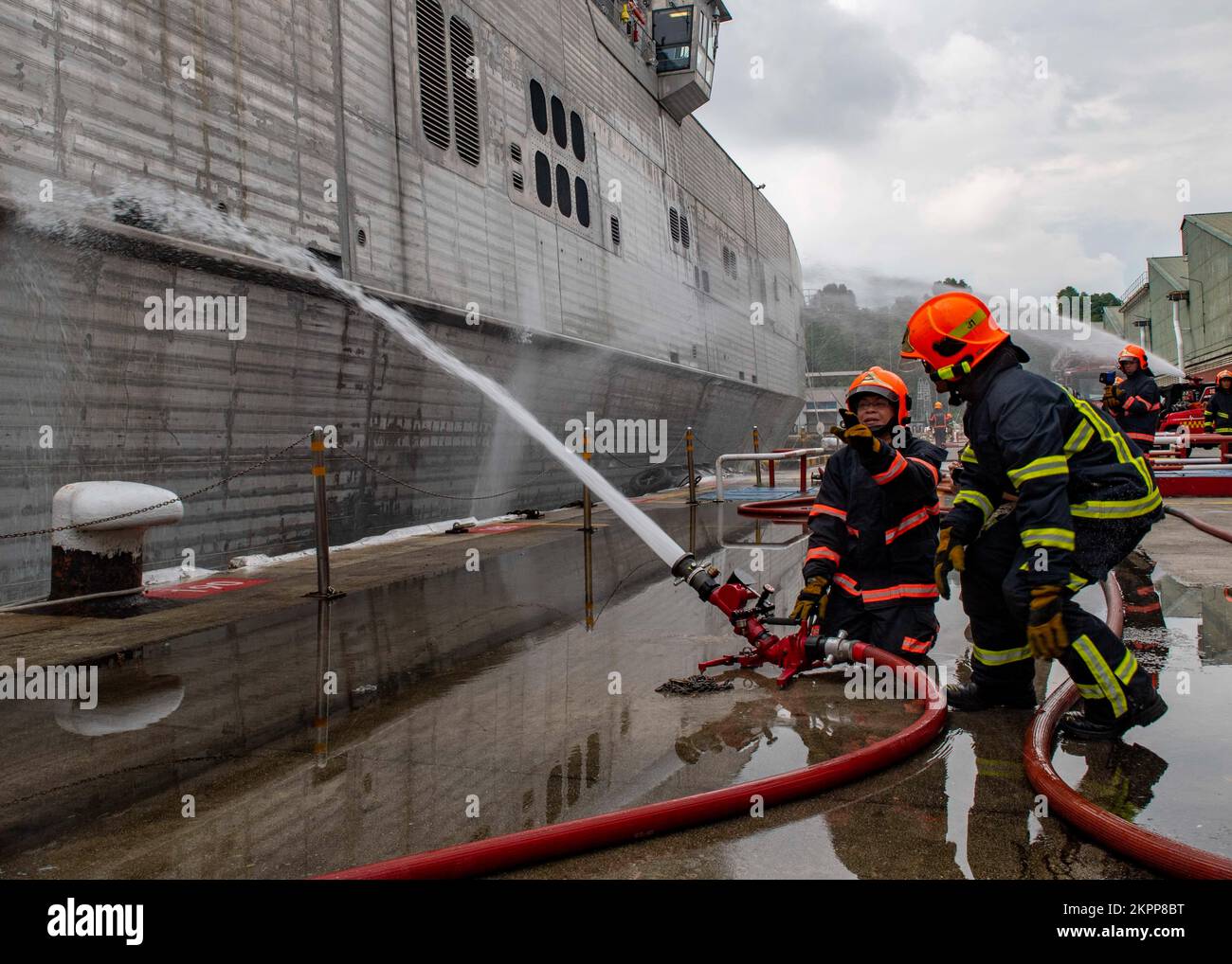 Fire drill singapore hi-res stock photography and images - Alamy