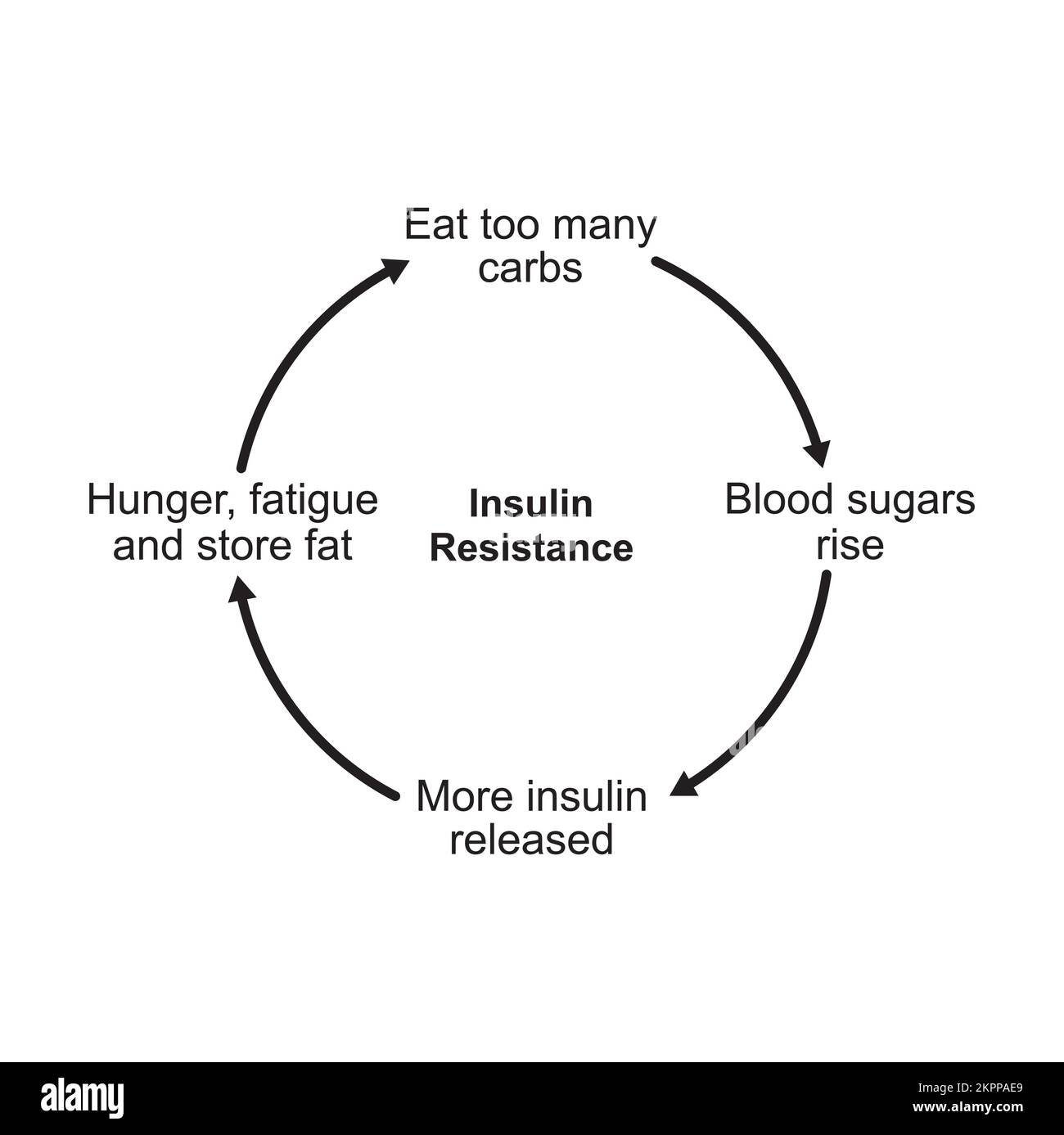 Insulin Resistance Concept Design. Vector Illustration Stock Vector ...