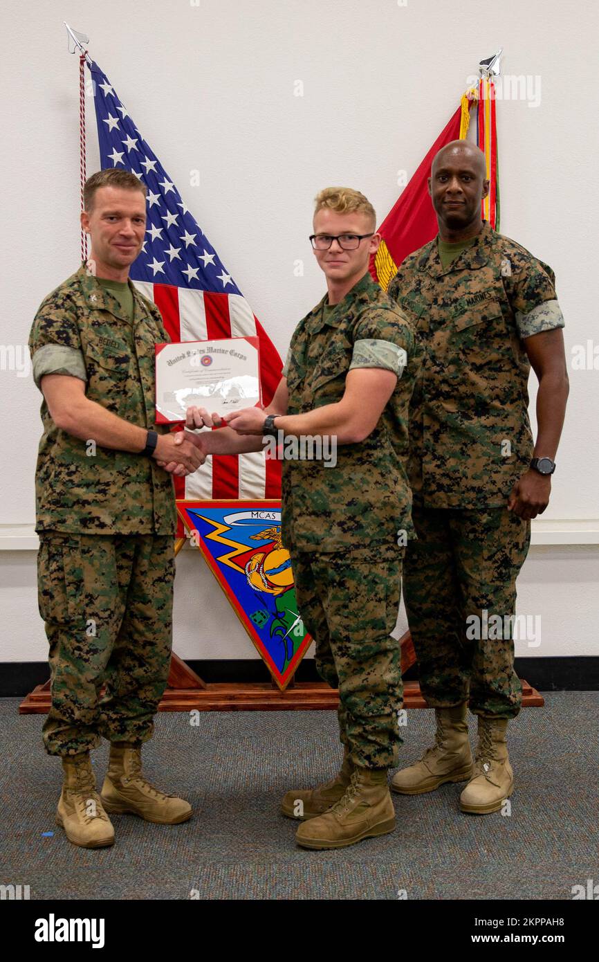 U.S. Marine Corps Col. Thomas M. Bedell, the commanding officer of ...
