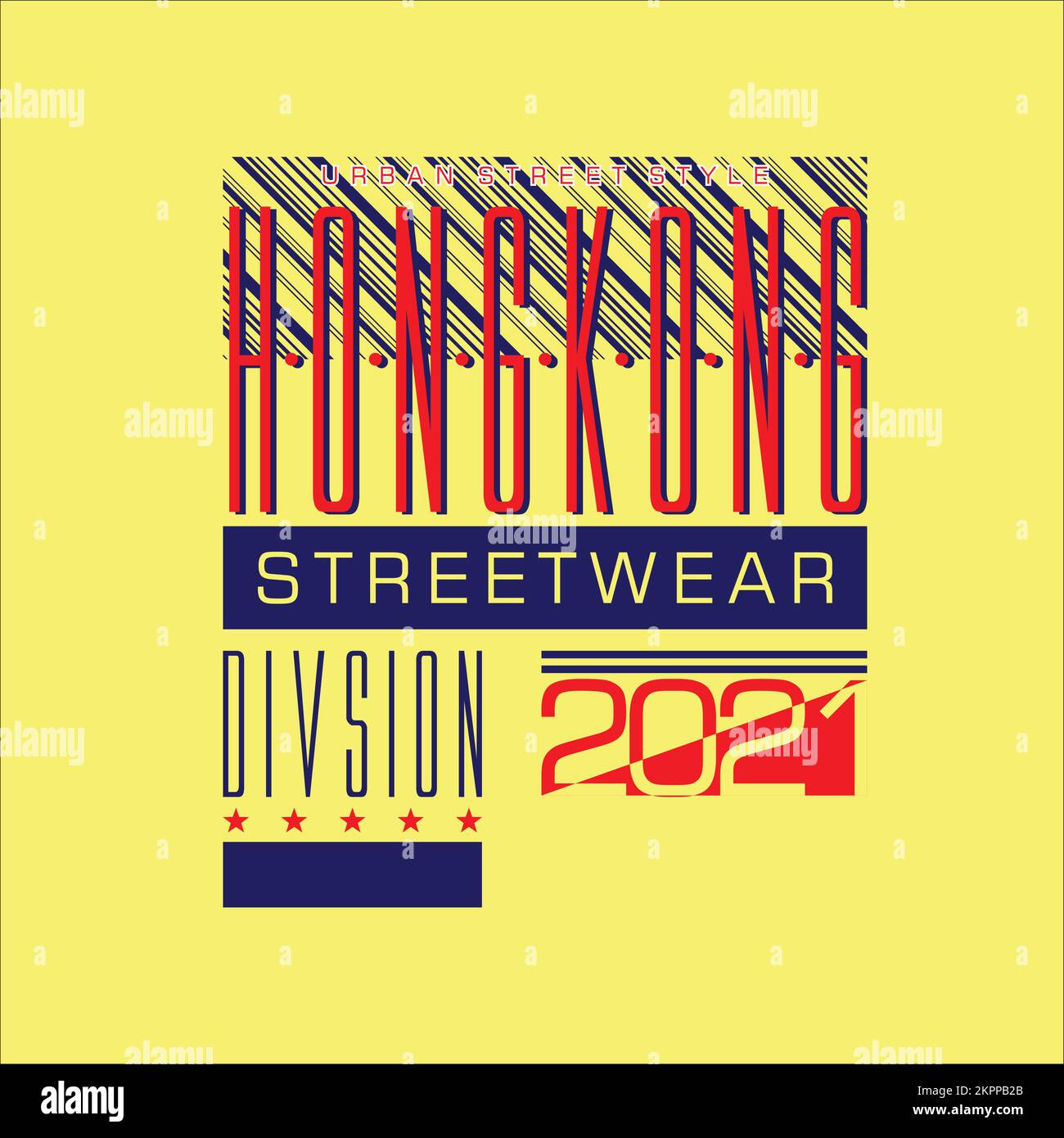 The typography design vector illustration with Hong Kong text isolated ...