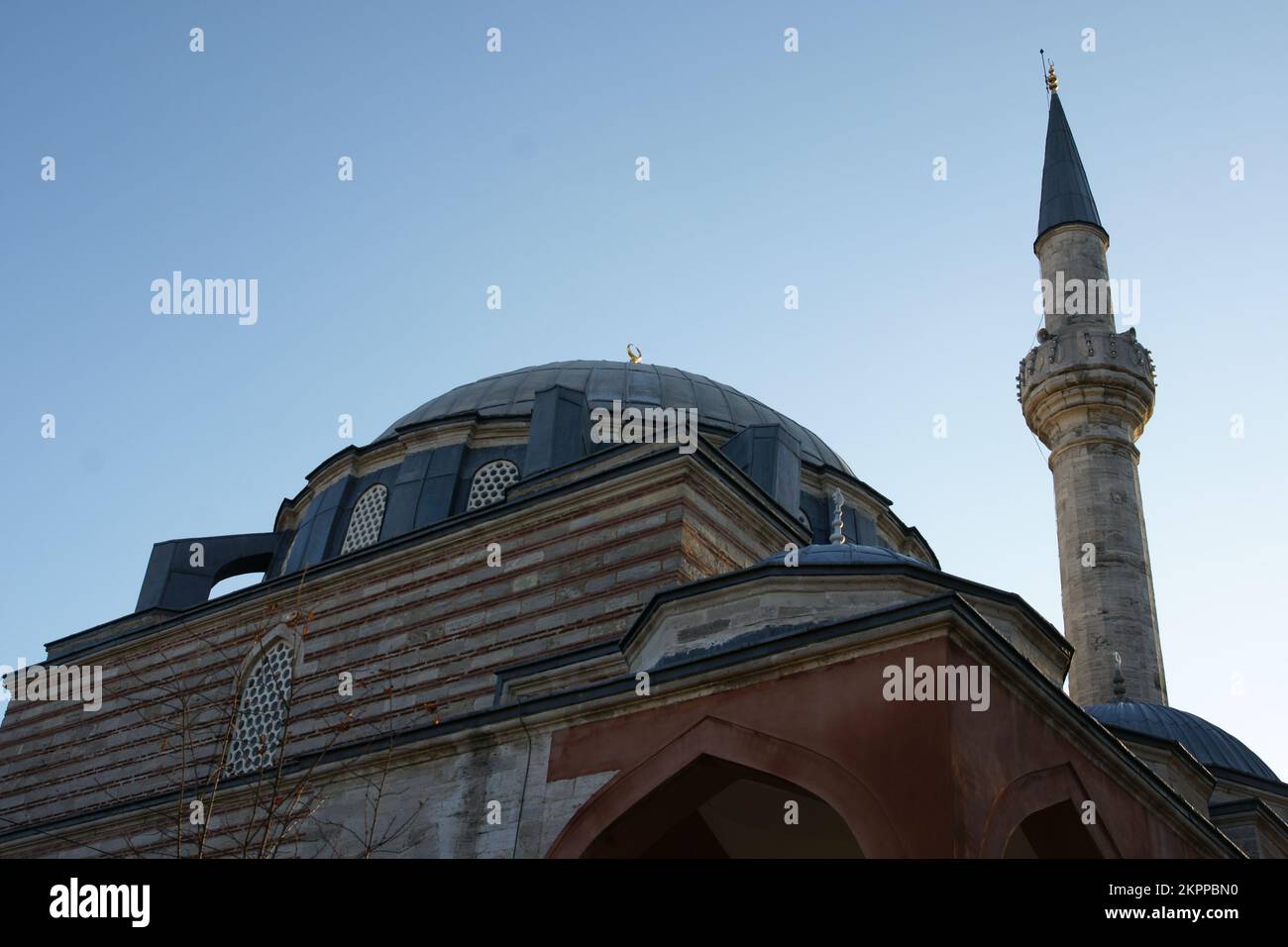 Located in Istanbul, Turkey, the Hadım İbrahim Pasha Mosque was built ...