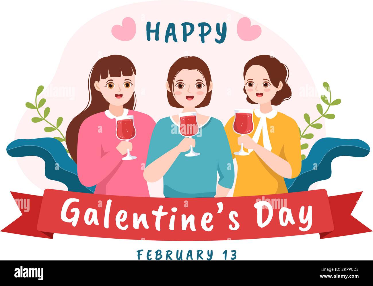 Happy Galentine's Day on February 13th with Celebrating Women ...