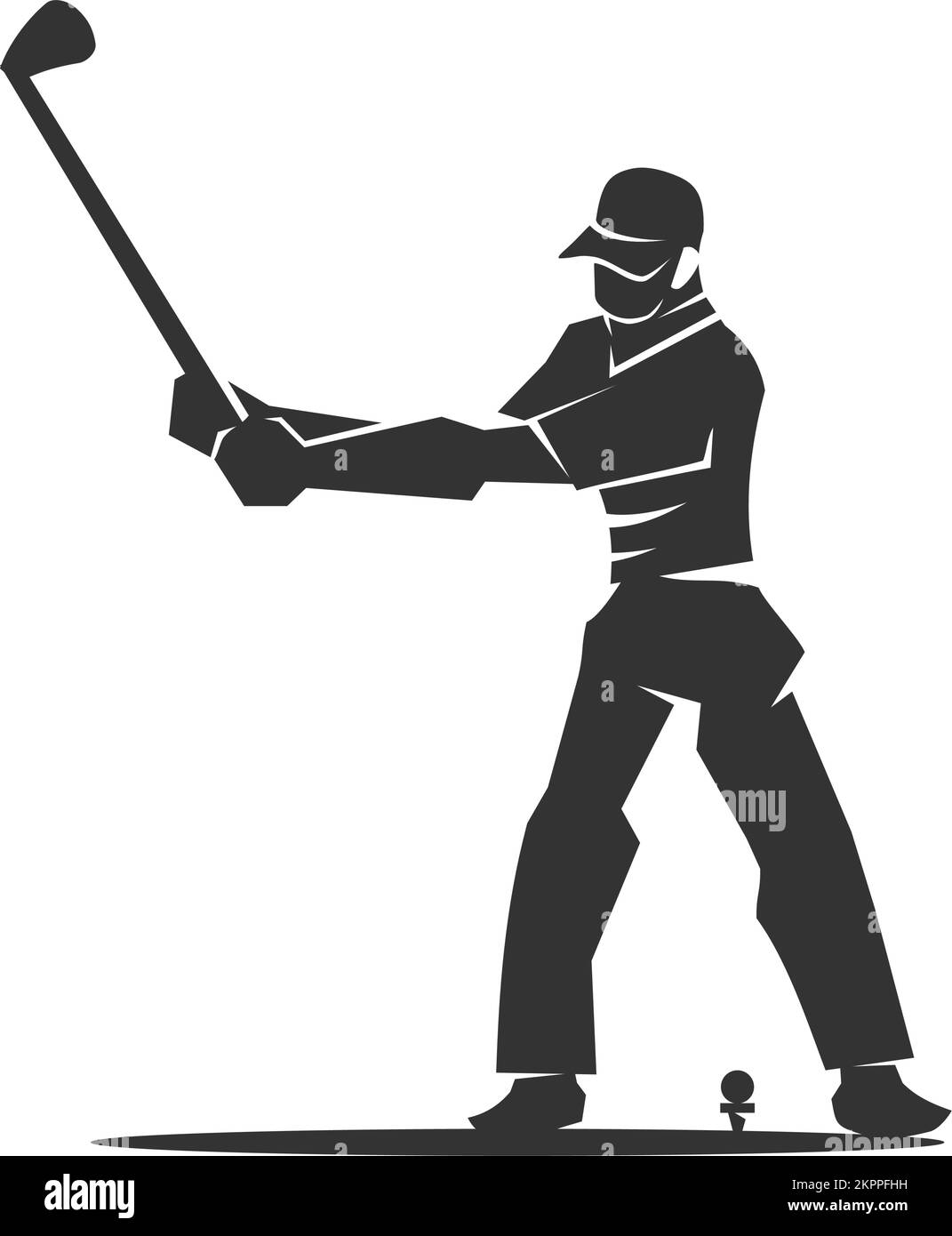 golf logo. Man Golfing logo. golfer logo. Icon Illustration Brand ...