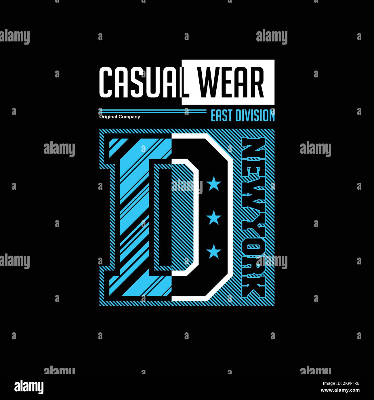 The typography design vector illustration with text isolated on dark ...