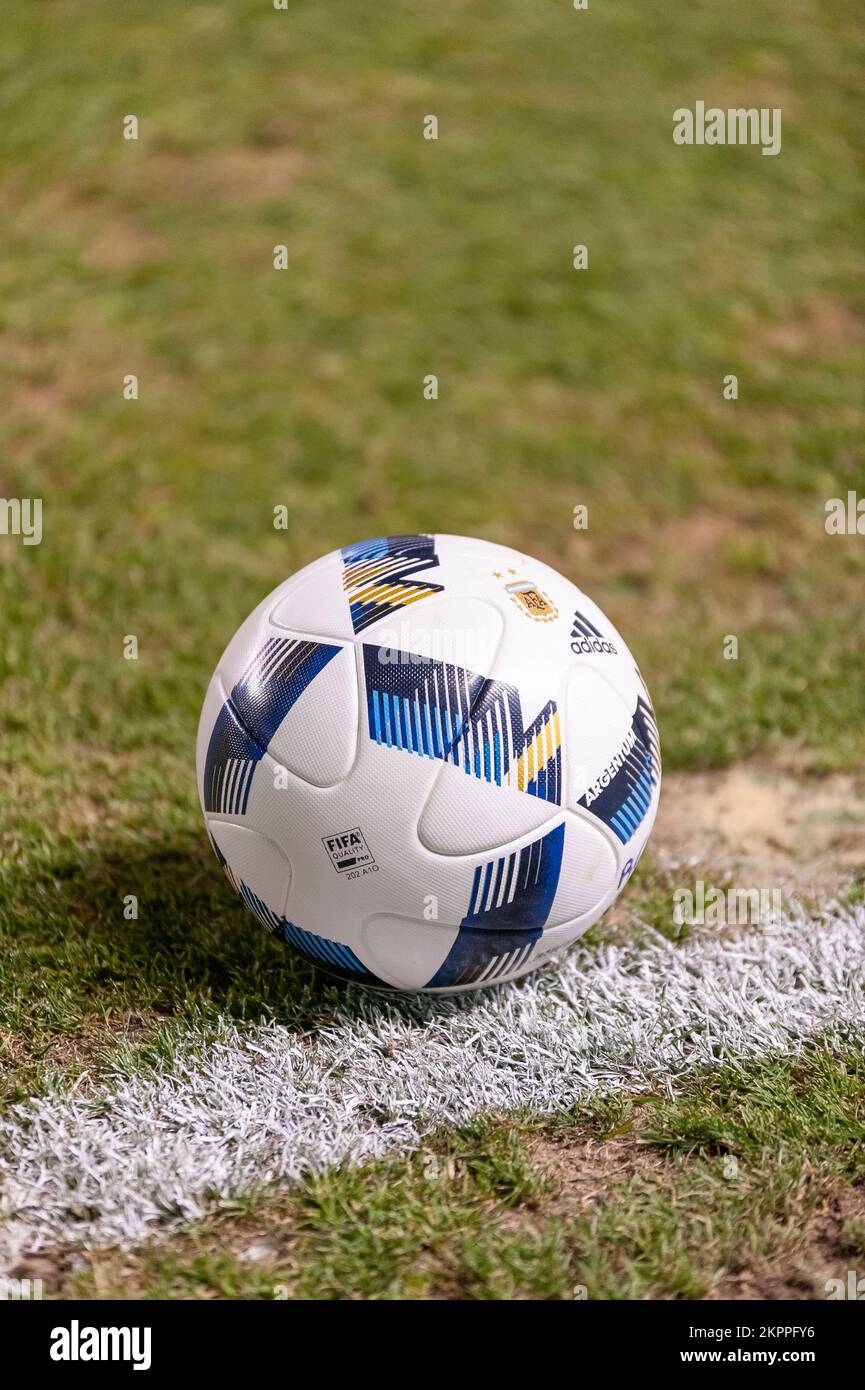 Football match game ball Stock Photo - Alamy