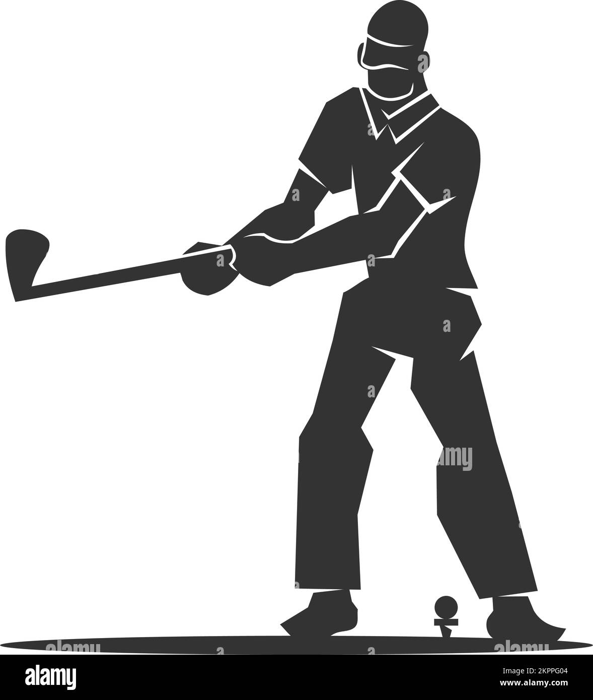 golf logo. Man Golfing logo. golfer logo. Icon Illustration Brand ...
