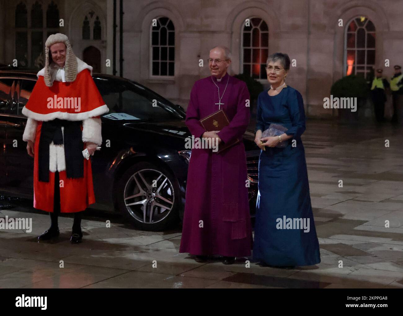 Archbishop of Canterbury Justin Welby and his wife Caroline Welby ...