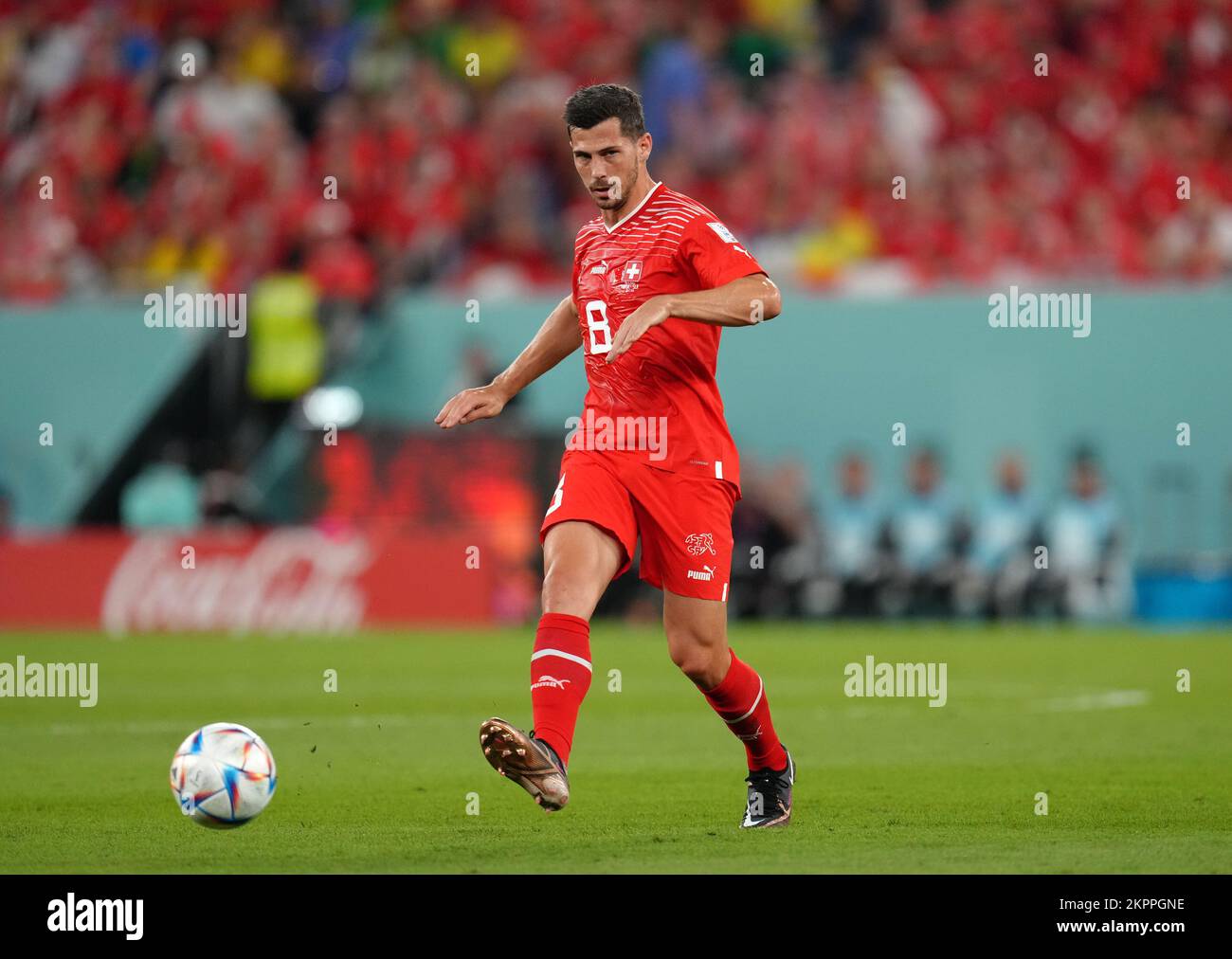 Switzerland's Remo Freuler during the FIFA World Cup Group G match at ...