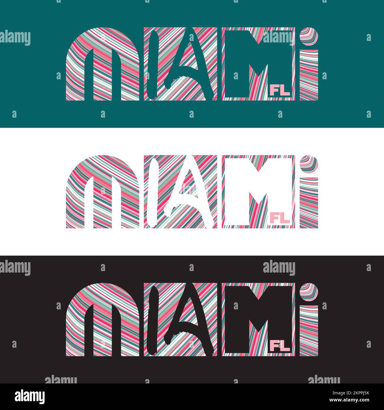 Miami beach Stock Vector Images - Alamy