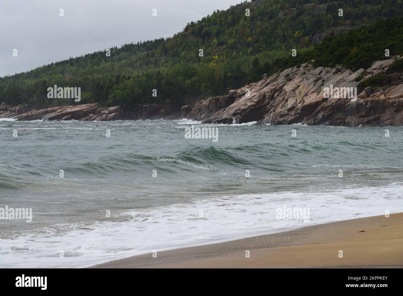 Acadia National Park Beach Stock Photo - Alamy