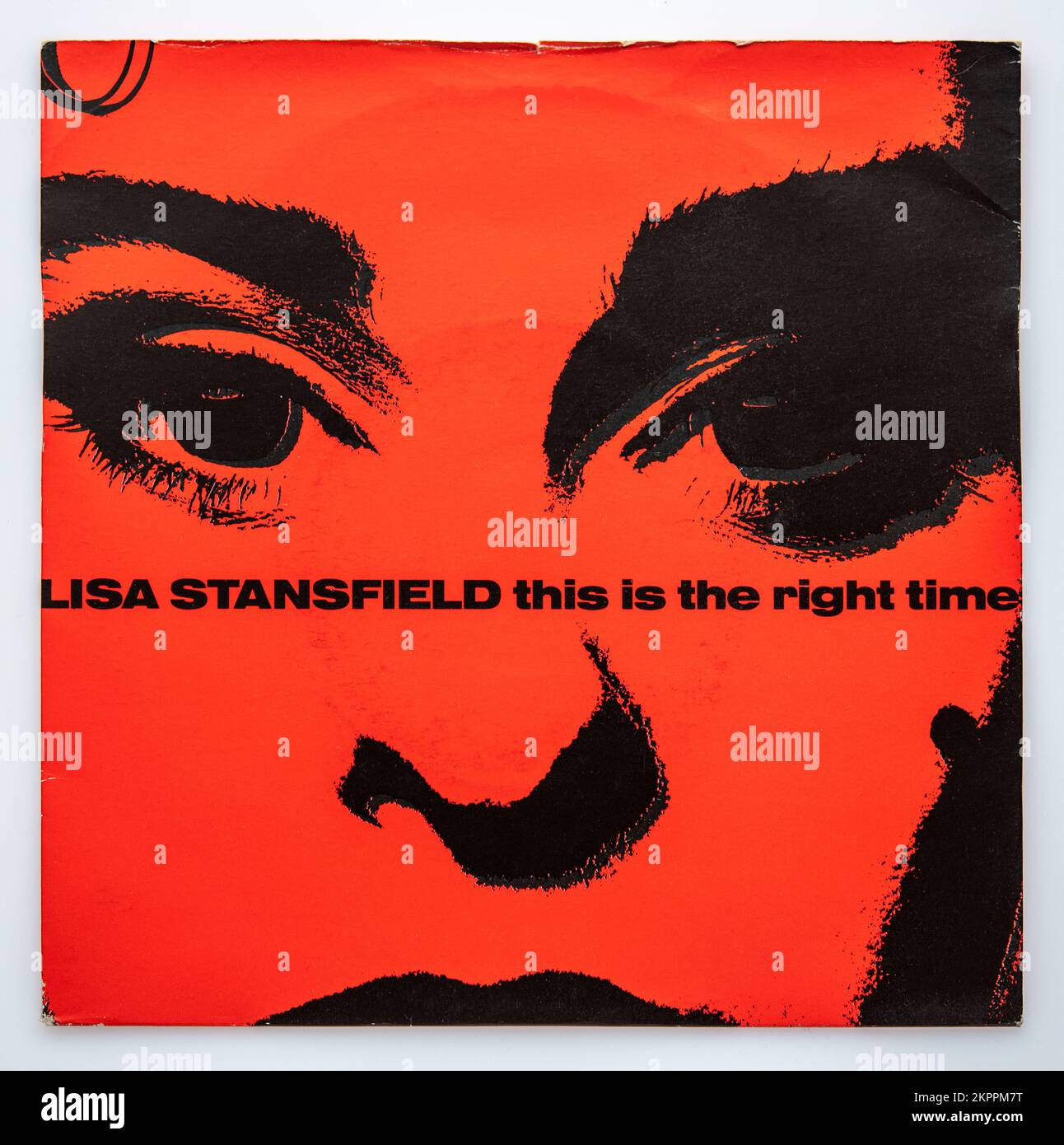 Picture cover of the seven inch vinyl version of This is the Right Time ...