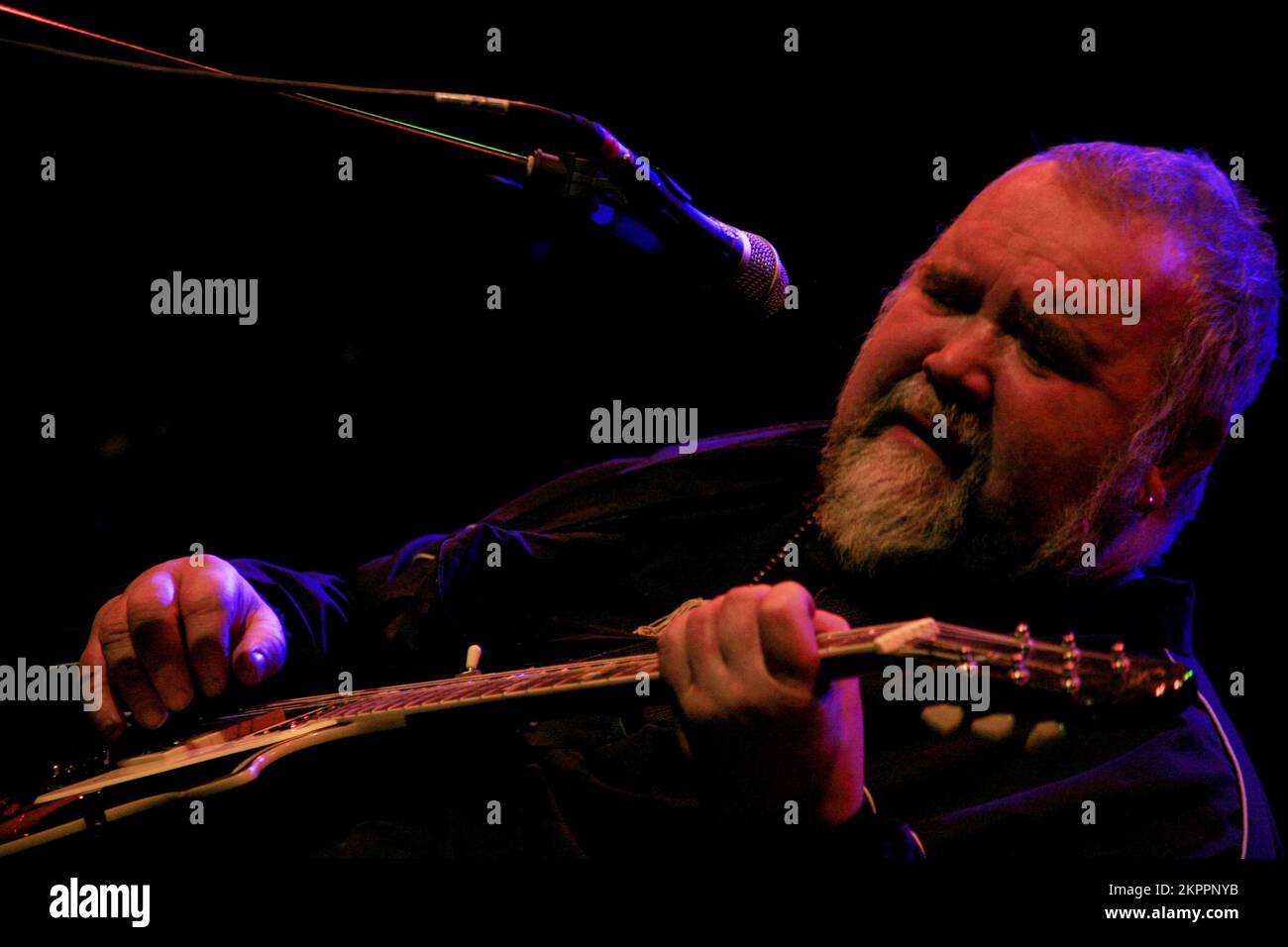 Legendary folk singer and guitarist JOHN MARTYN playing his SOLID AIR ...