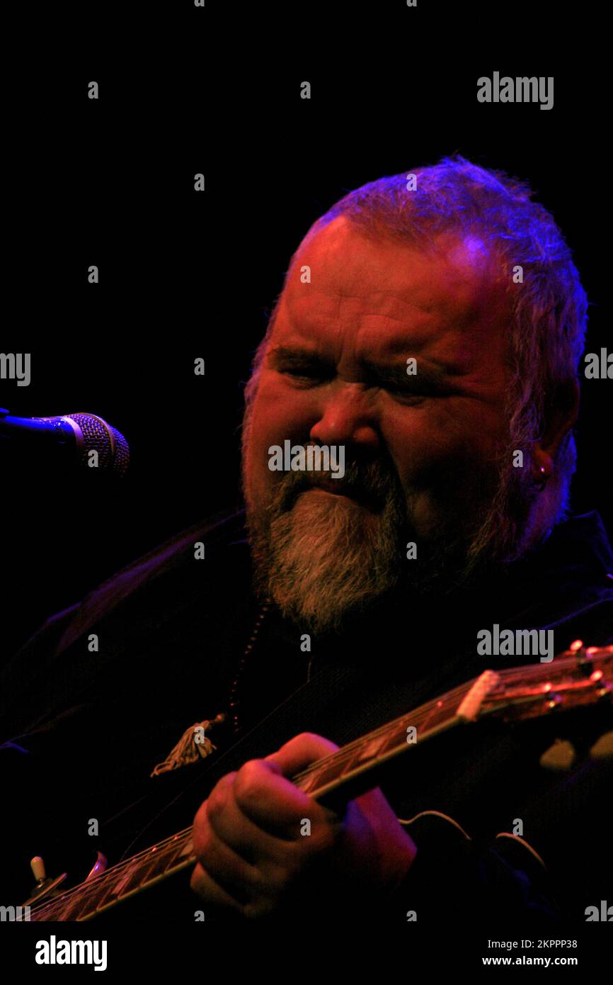 Legendary folk singer and guitarist JOHN MARTYN playing his SOLID AIR ...