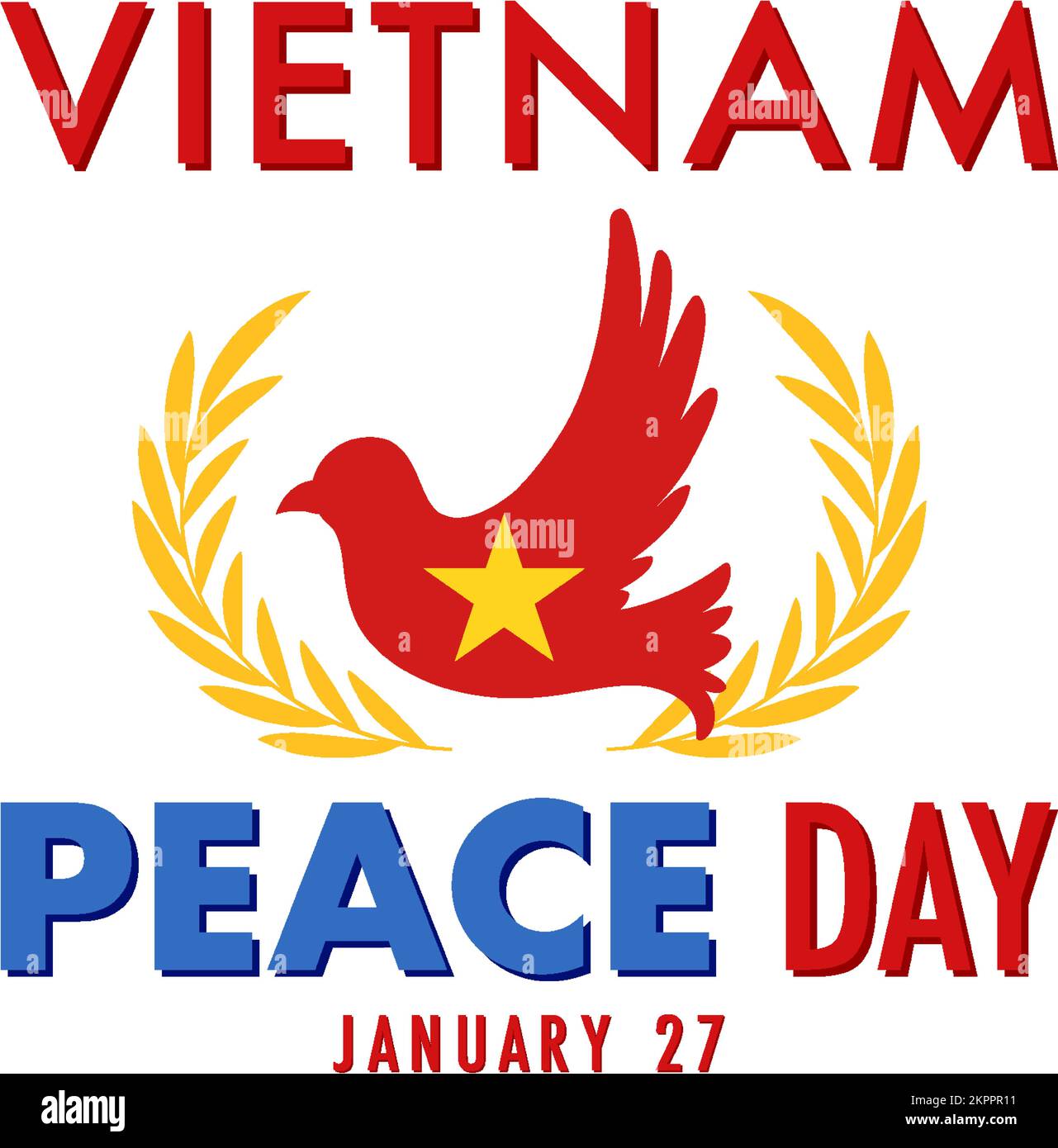 Vietnam Peace Day Banner Design illustration Stock Vector Image & Art ...