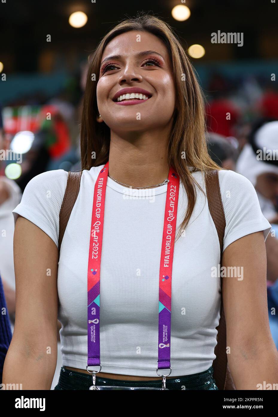 Doha, Qatar, 28th November 2022. Mary Carmen Lara in with the ...