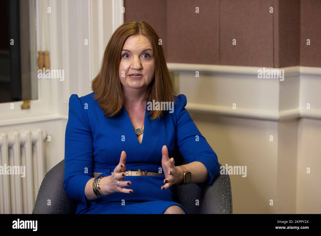 Head of the Northern Ireland Civil Service Dr Jayne Brady during an ...