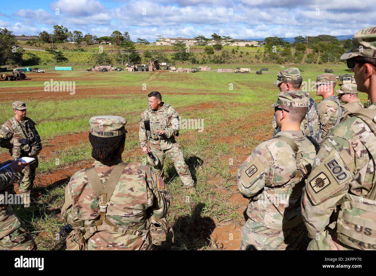 8th Military Police Brigade Commander, Col. Charles A. Green, held a leader professional ...