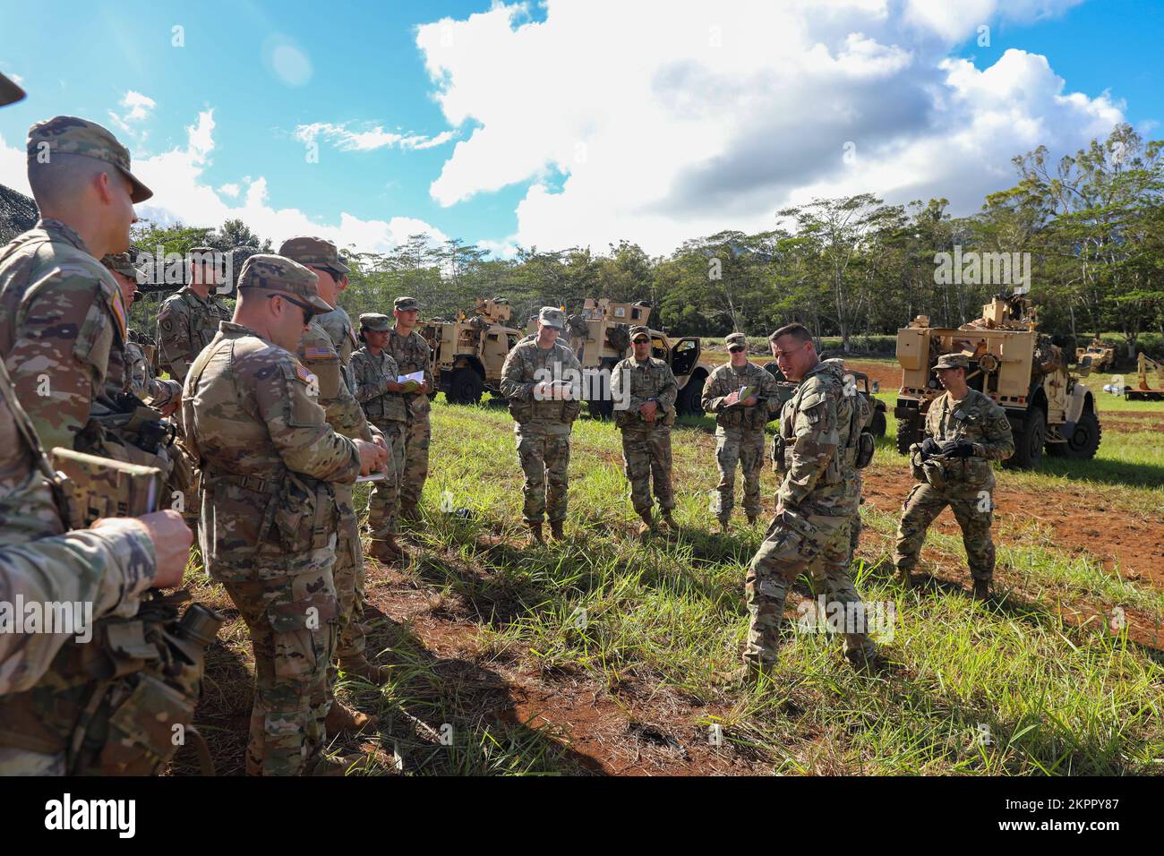 8th Military Police Brigade Commander, Col. Charles A. Green, held a ...