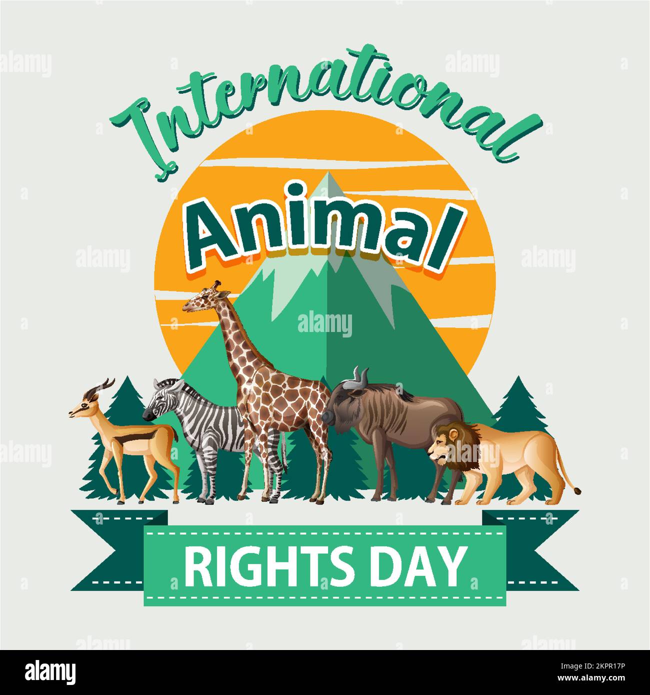 International Animal Rights Day Banner illustration Stock Vector Image ...
