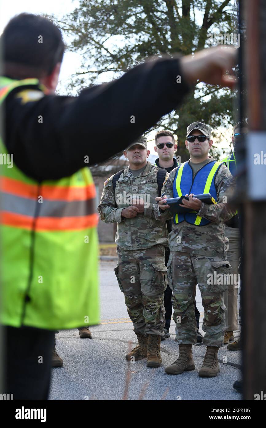 Cpl. Phillip Darnell, shows military policemen from across the country ...