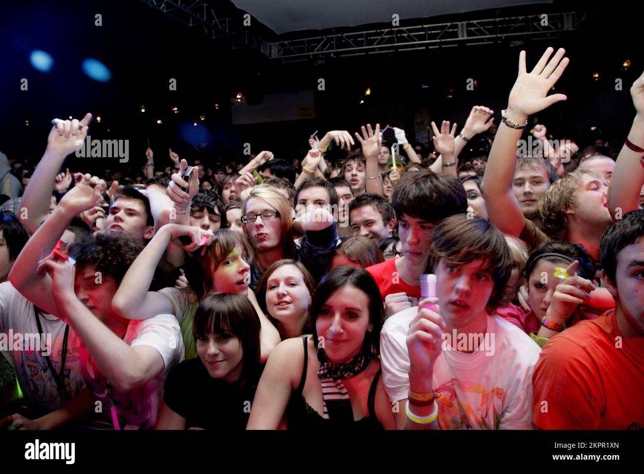 The NME Rave Tour at Cardiff Students' Union in Wales, February 11 2007 ...