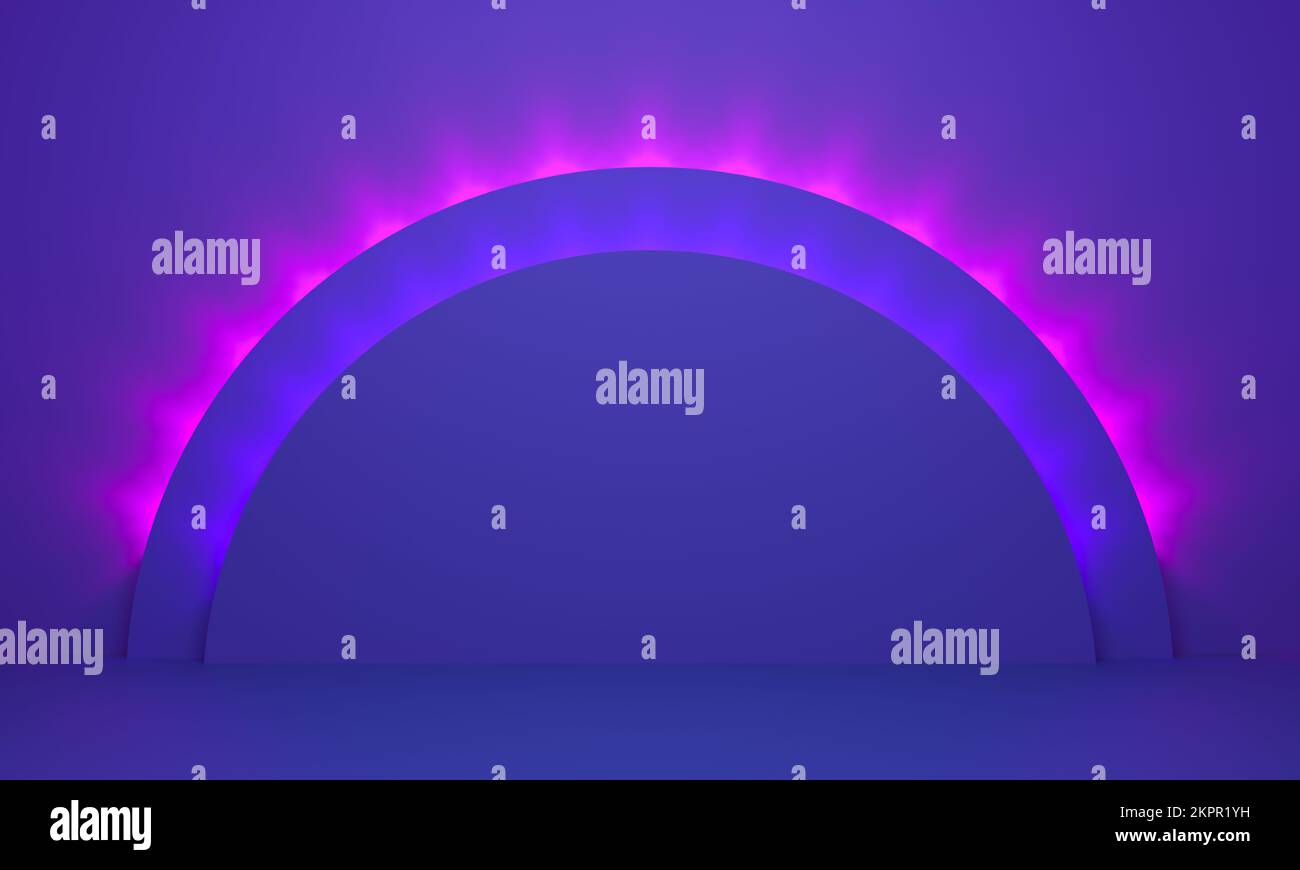 Simple violet 3d background. Product display presentation. Bright pink ...