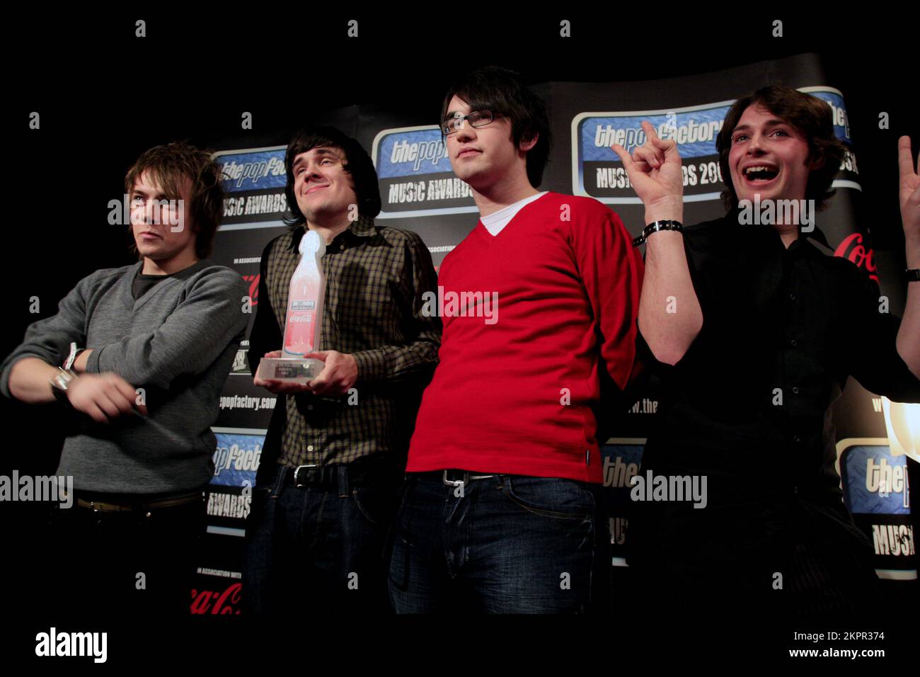 THE AUTOMATIC, PORTRAIT, ORIGINAL LINEUP, 2006: Welsh band The ...