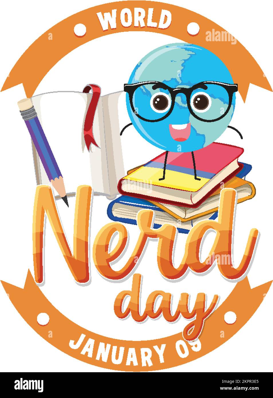 World nerd day banner design illustration Stock Vector Image & Art - Alamy